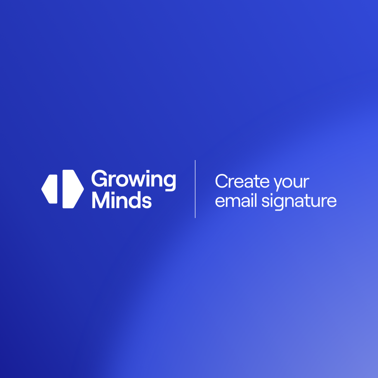 Growing Minds - Signature Generator